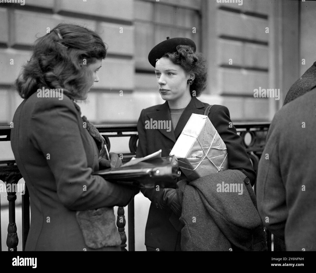 G.I. Brides see Mr Winant. Girls want to defend divorce cases. Mrs C ...