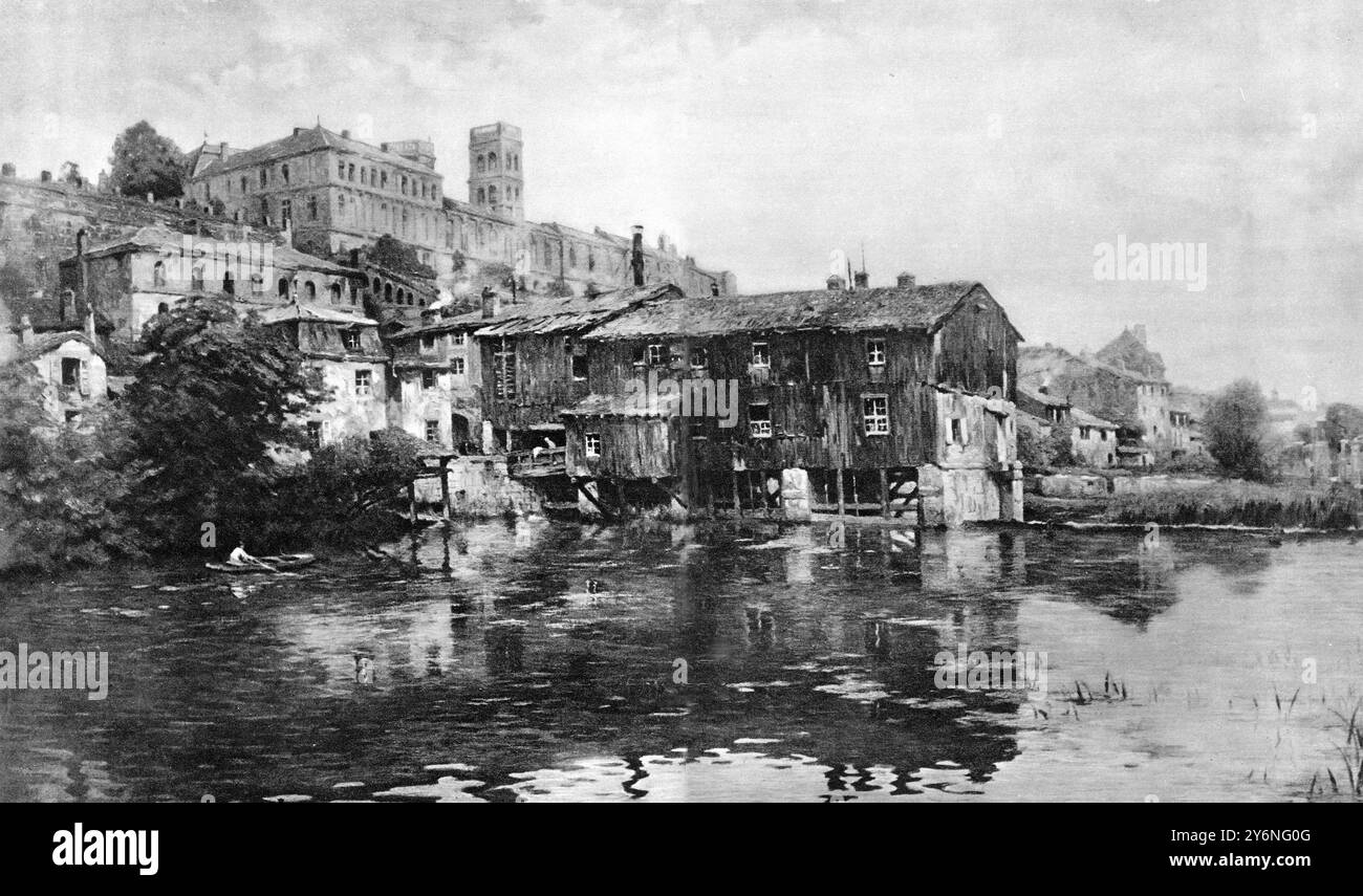 The Town before which a vast battle has been raging: Verdun in the days ...