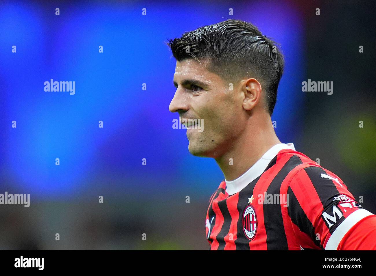 AC MilanÕs Alvaro Morata during the Uefa Champions League soccer match ...