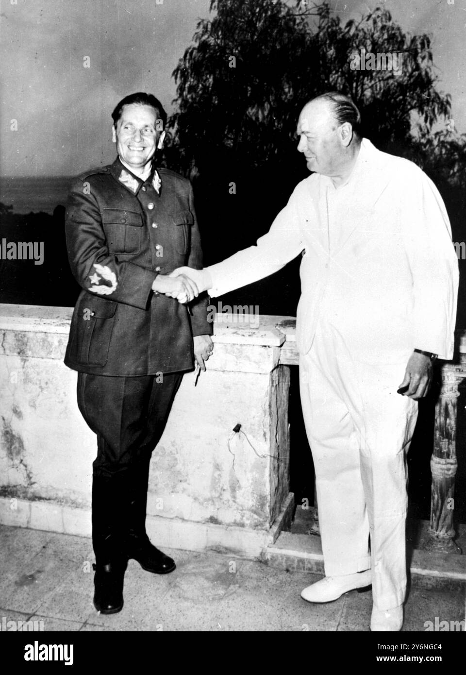 On August 12th and 13th during his Italian visit, Sir Winston Churchill ...