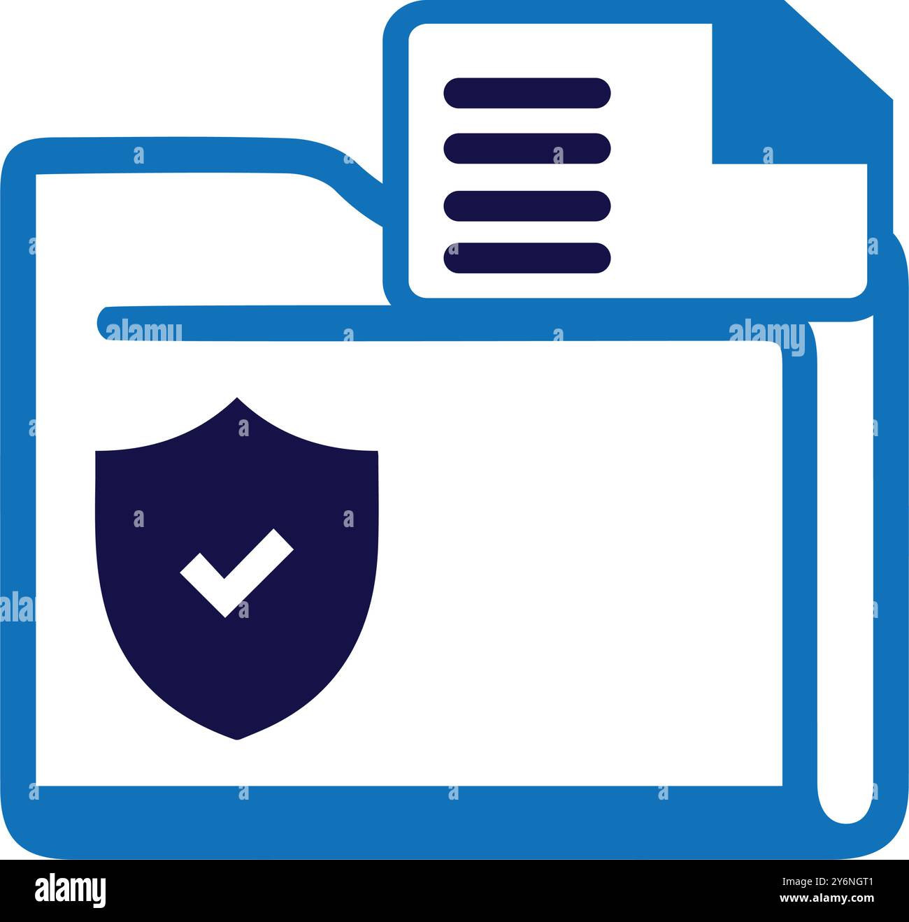 folder, access, tick, secure, lock, security, folder access security icon Stock Vector Image ...