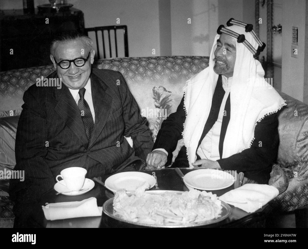 Abdullah i abdullah ibn hussein jordanian ruler hi-res stock ...