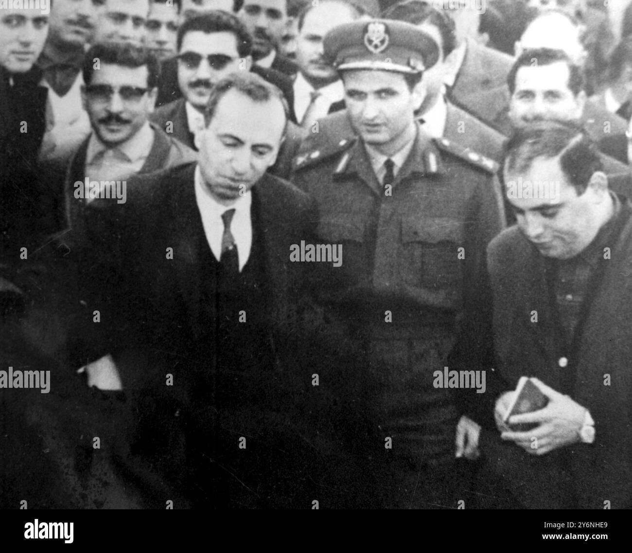 Damascus: Major General Sallah Jedid (centre) reported to be leader of ...