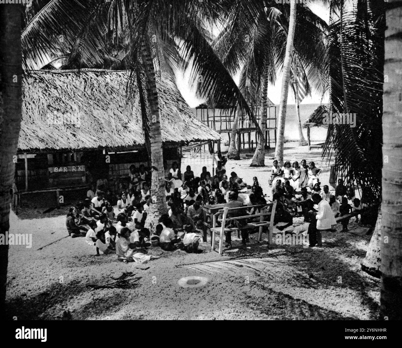 The first sufferers from the atom tests, Bikini evacuated. The last ...