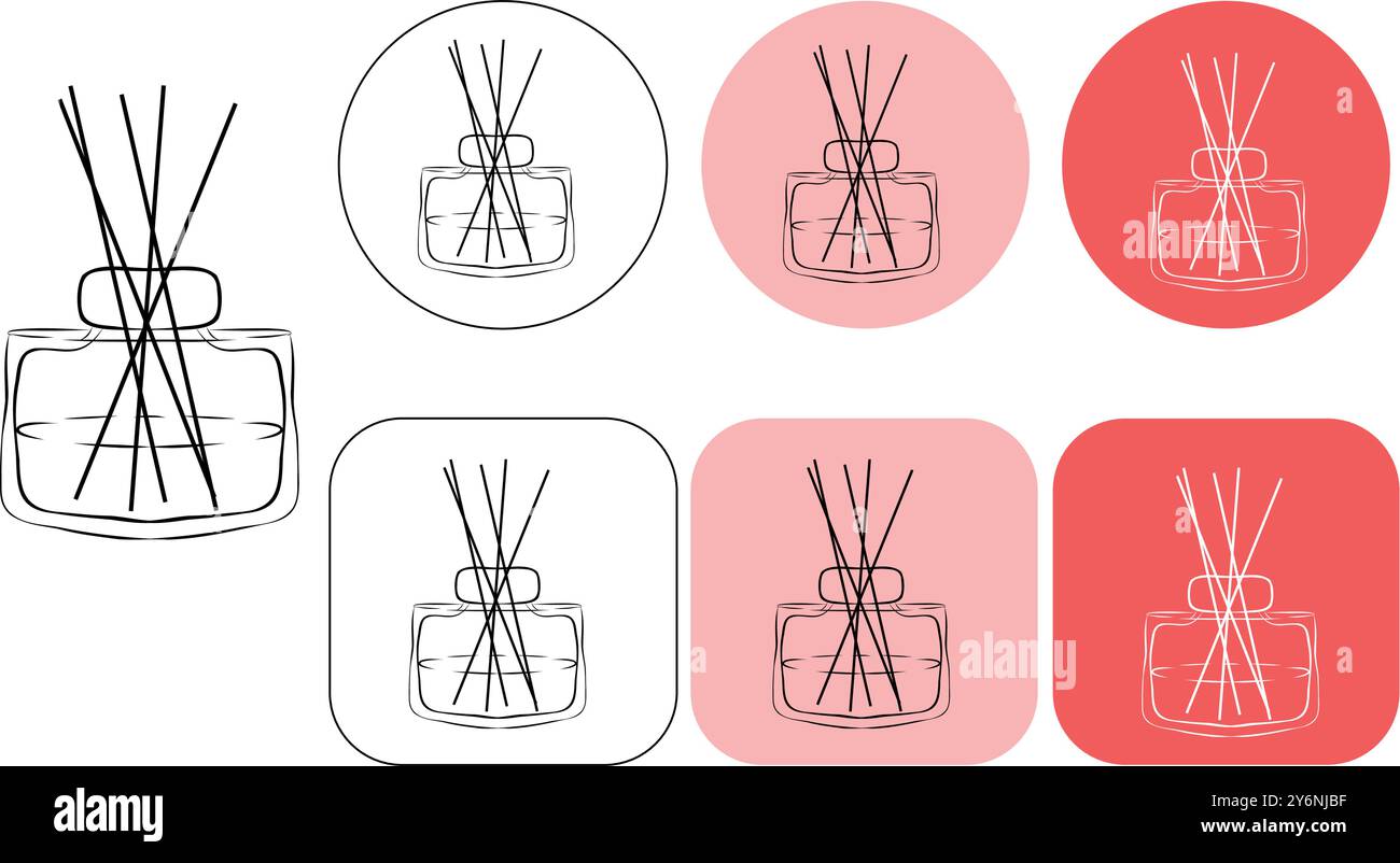 Aroma diffuser in glass Cut Out Stock Images & Pictures - Alamy