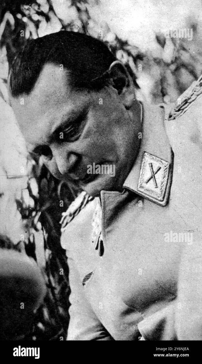 The first of the top ranking Nazis to fall into allied hands, four ...