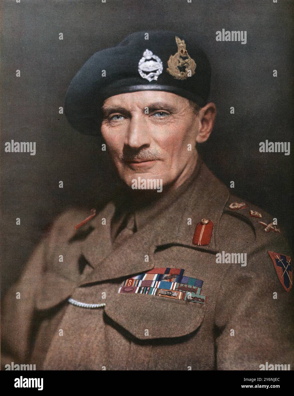 British Commander of Victory, Field Marshal Sir Bernard Montgomery May ...