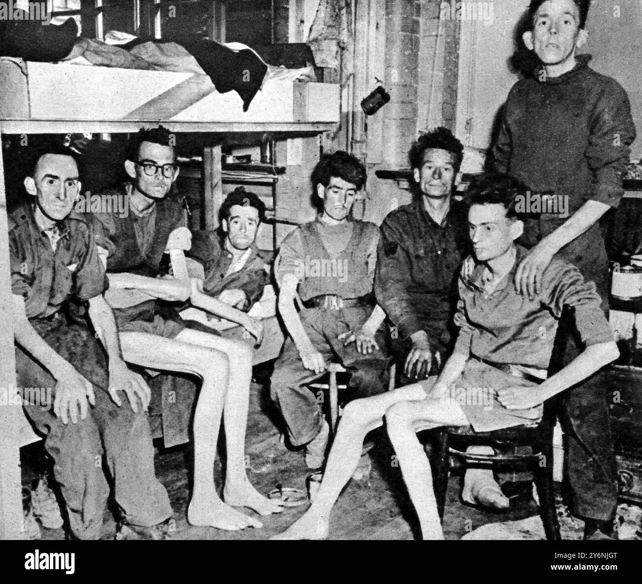 Skeletal prisoners of war hi-res stock photography and images - Alamy