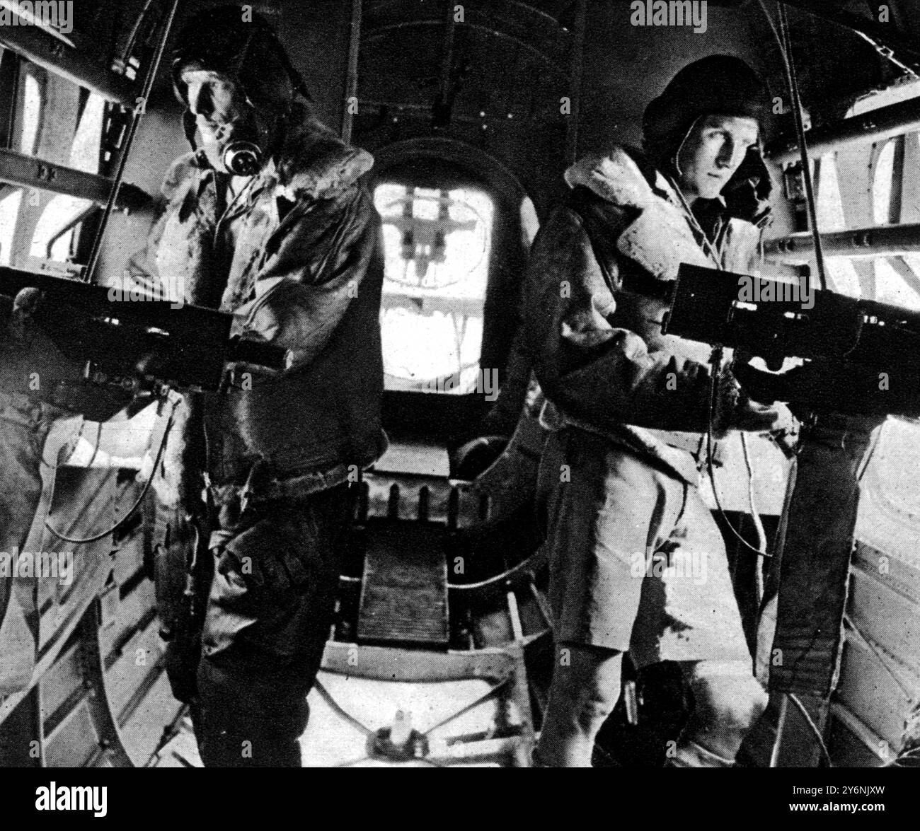 RAF crews man American 'Liberators' in raids of Rommel's bases. RAF ...