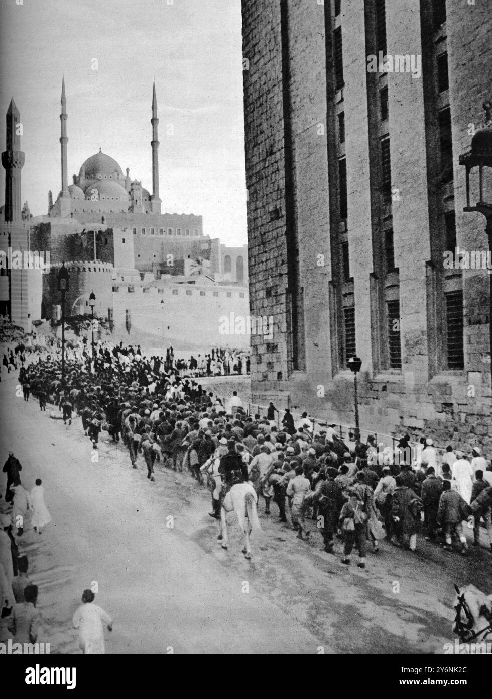 The end of the enemy's desert trail, Axis prisoners in Cairo Axis ...