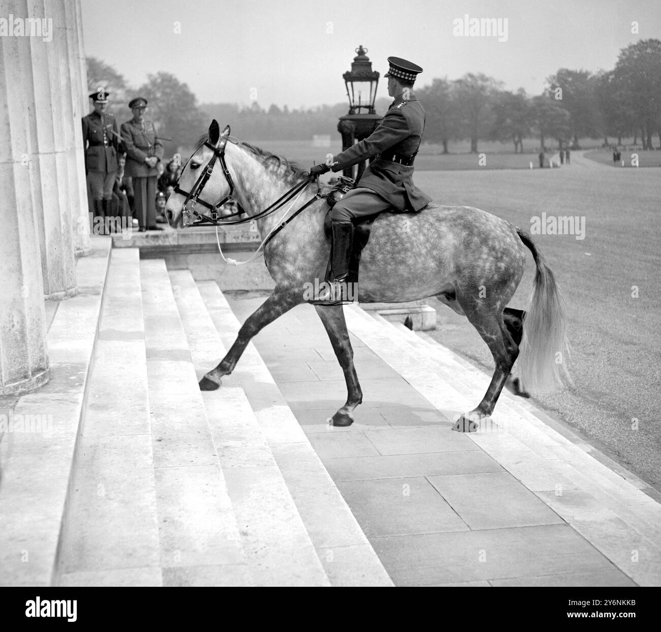 Royal Military College, Sandhurst. Making his last appearnce as Chief ...