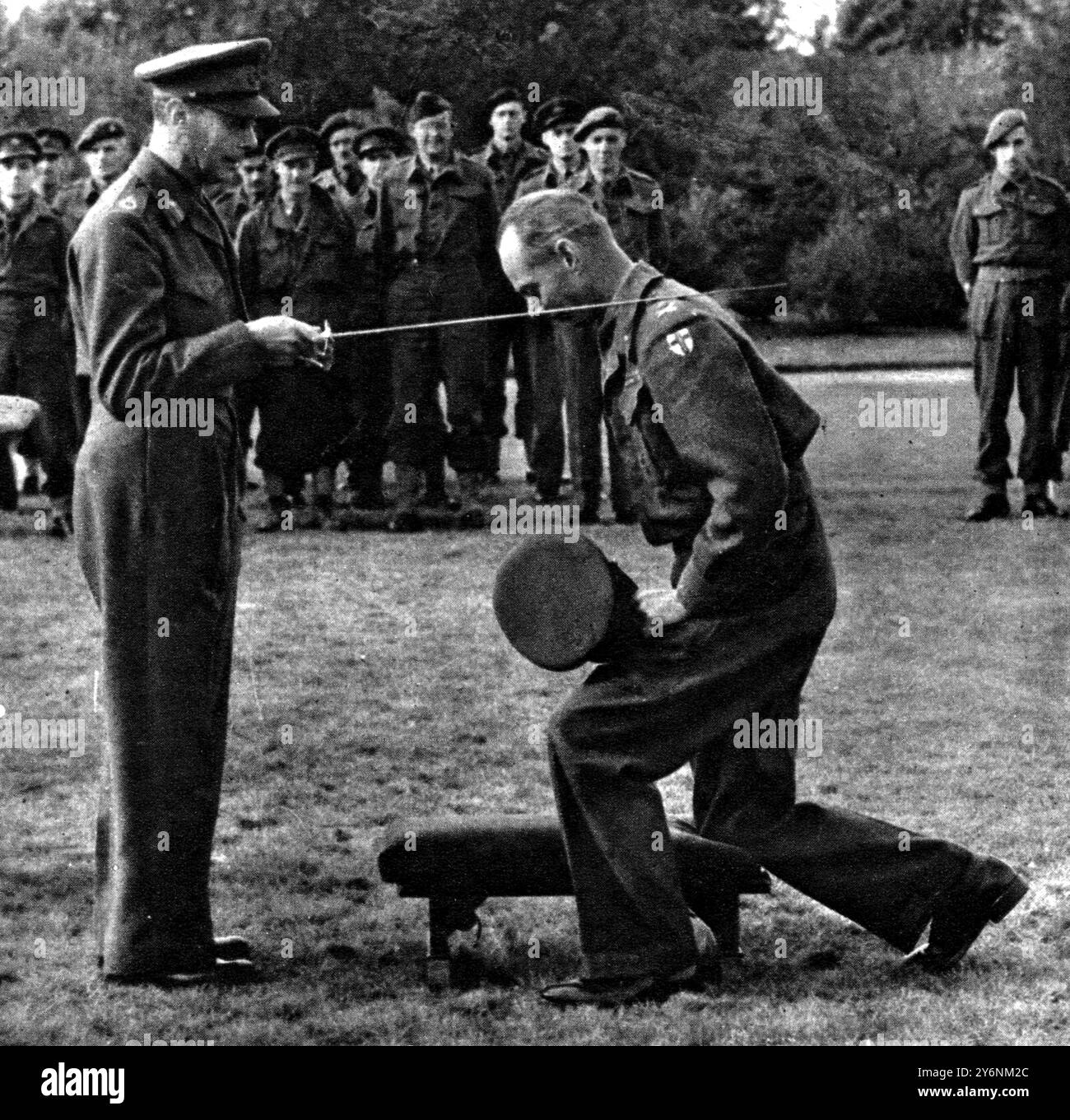 The Kings tour of the battle areas in France, Belgium and Holland. The ...