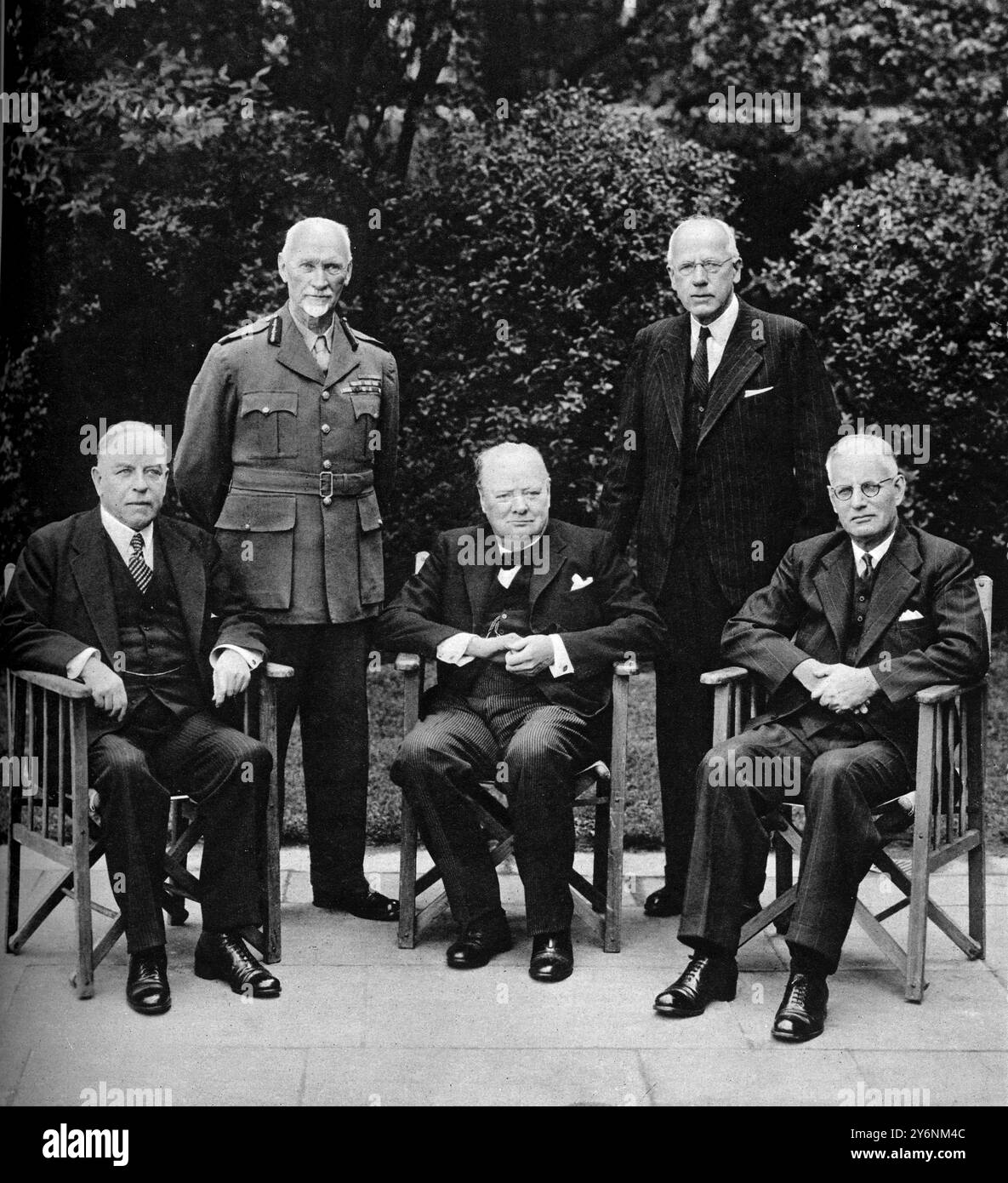 The dominion premiers in London for the Imperial Conference: from left ...