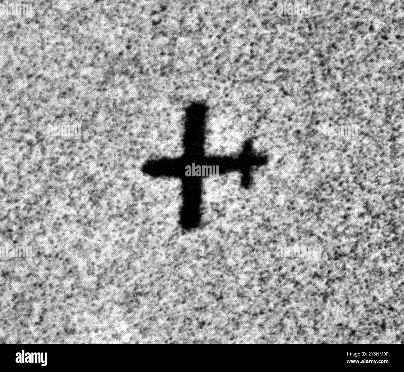 The German flying bomb, the Robot. An RAF fighter chasing a flying bomb ...