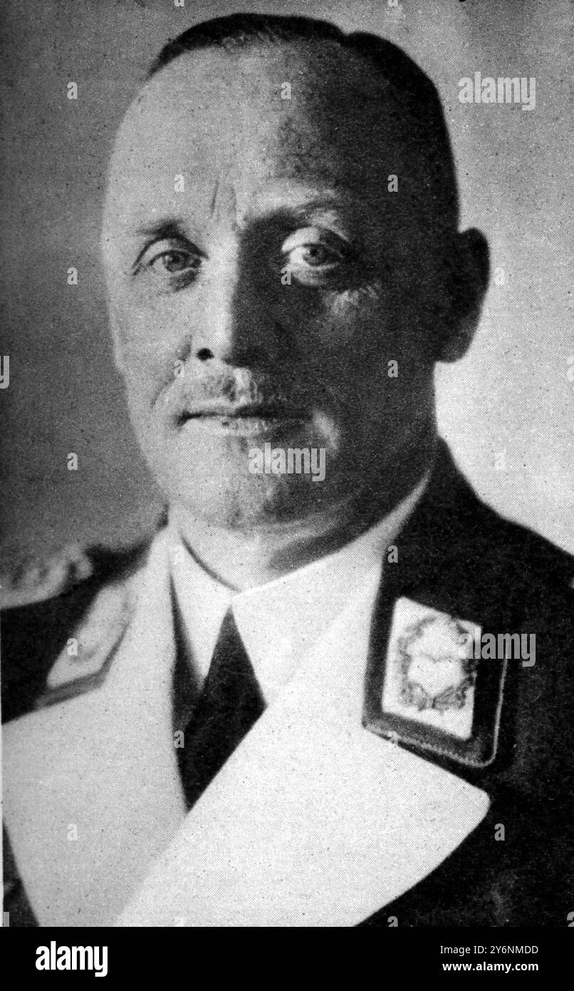 General Von Stumpf, a Hitlerite, appointed Commander of the Luftwaffe ...