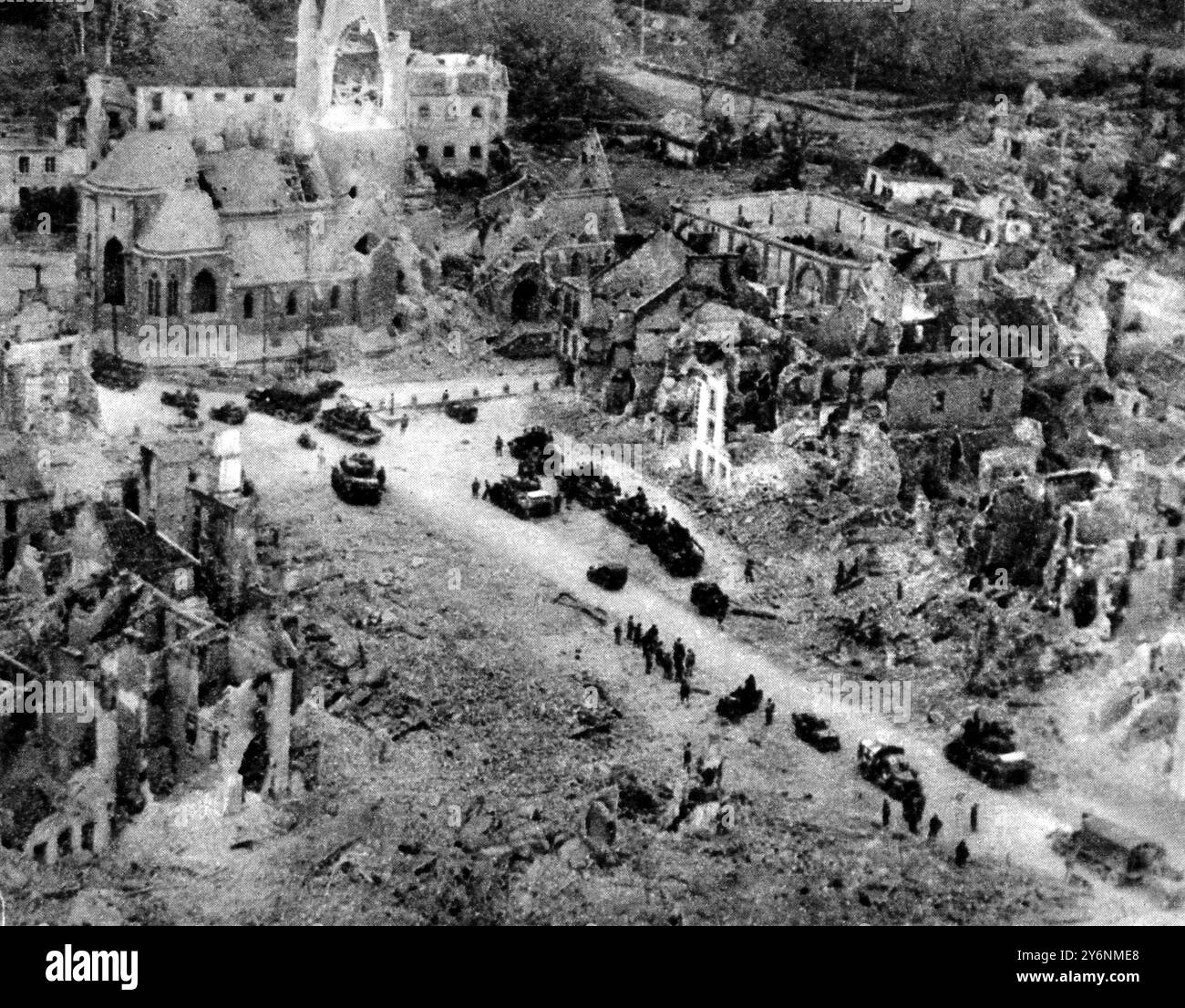 On July 28th the US forces took Periers and left it in complete ruin ...