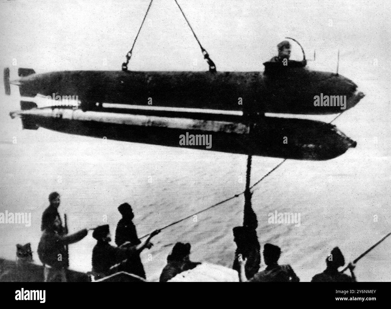 Germany's 'human torpedo' compared with the British version. The German ...