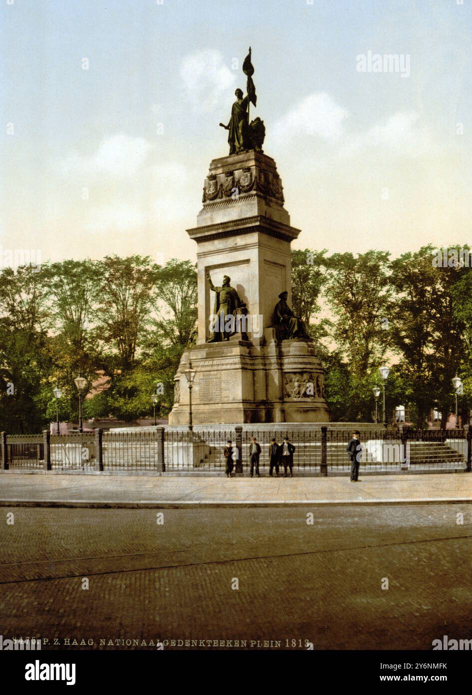 Nationaldenkmal von 1813, Den Haag, Holland, ca 1895, Historisch ...