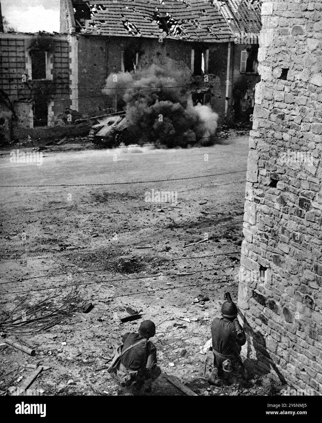 American ww2 tank Black and White Stock Photos & Images - Alamy