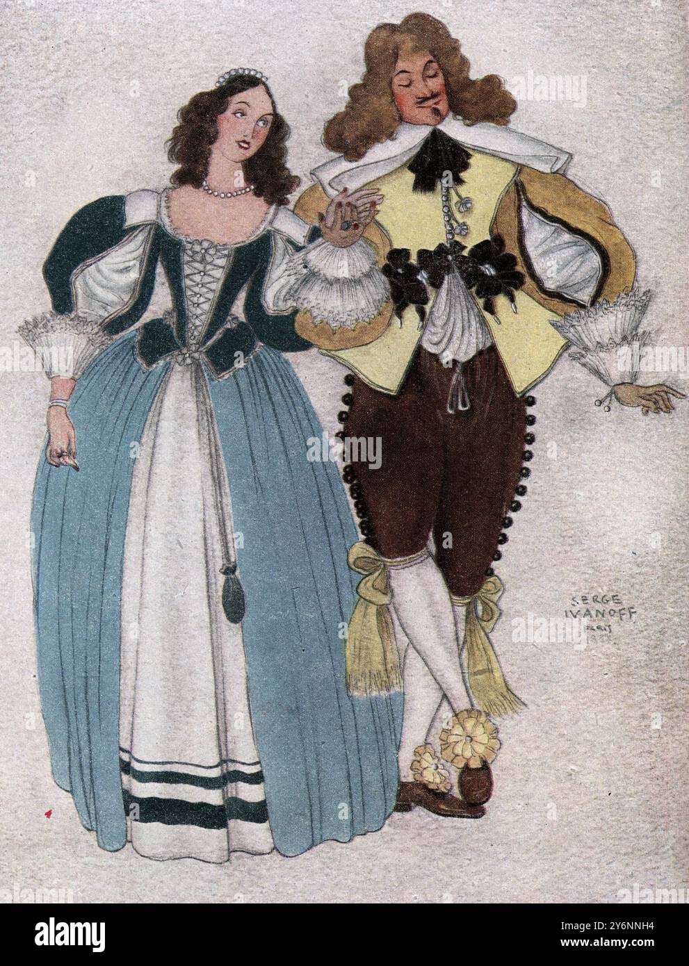 The Pavane, a stately dance of the early 17th century, Spanish in ...