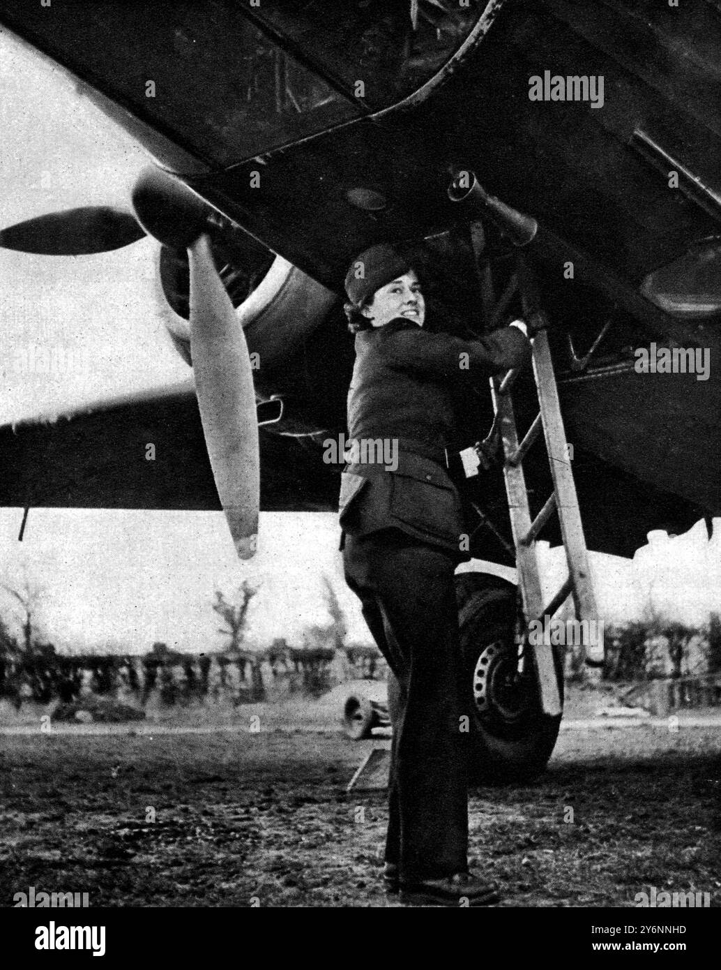 First officer Helen Richey who commands the American women pilots of ...