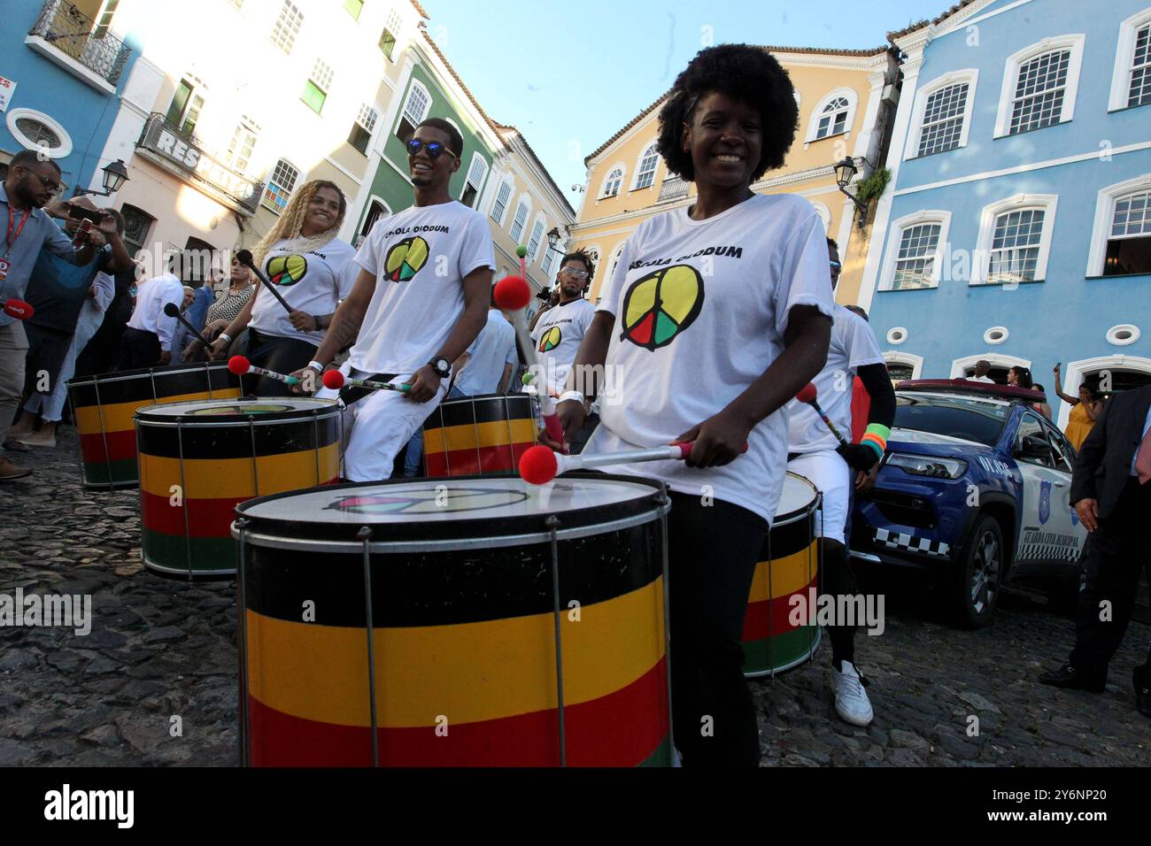 olodum band presentation salvador, bahia, brazil - may 29, 2023 ...