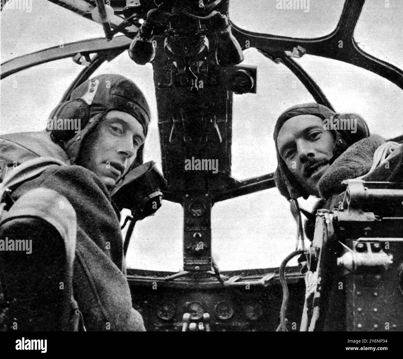 'Stirling' men who have rocked Berlin, the first and second pilots of ...