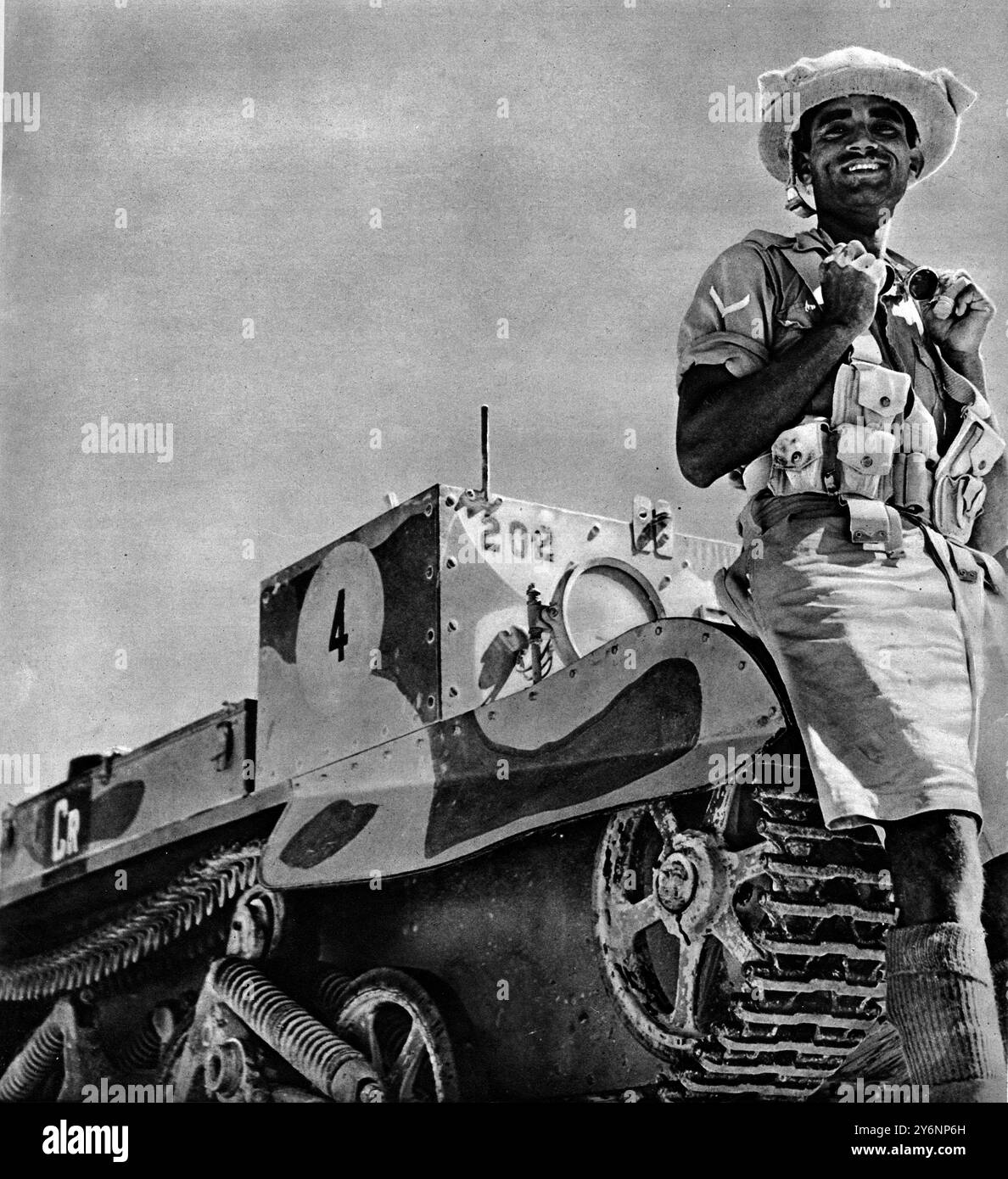 Indias important part in the Libya battles, a typical soldier by his ...