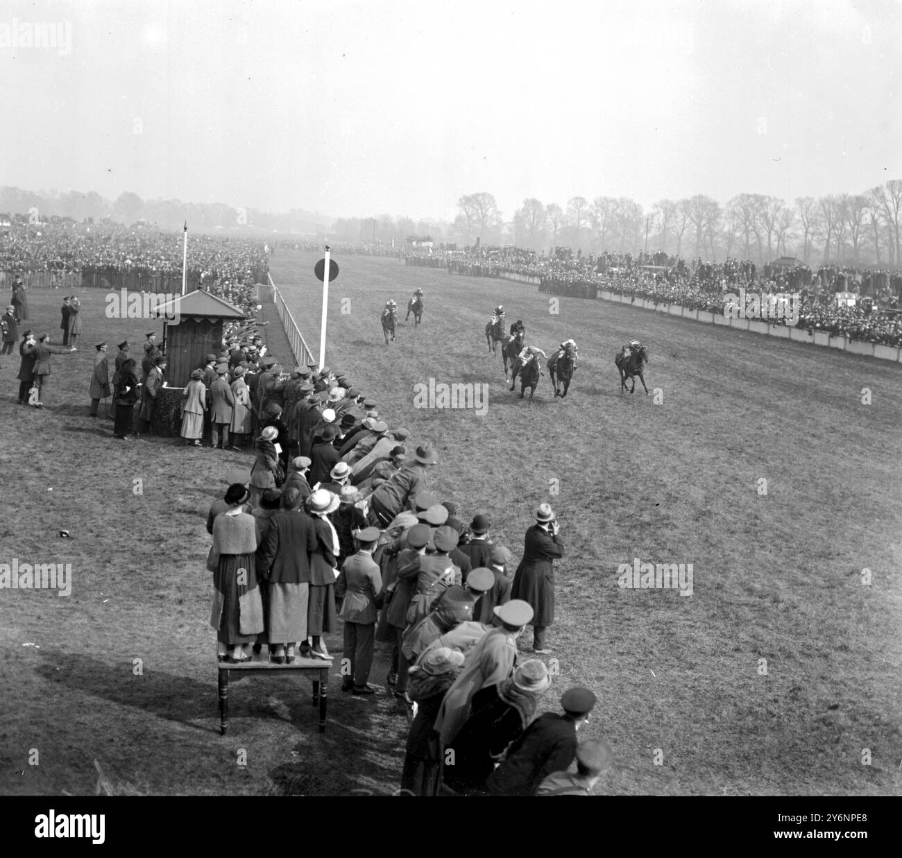 " Dromio" winning the Victory Cup at Hurst Park, Kemption meeting ...