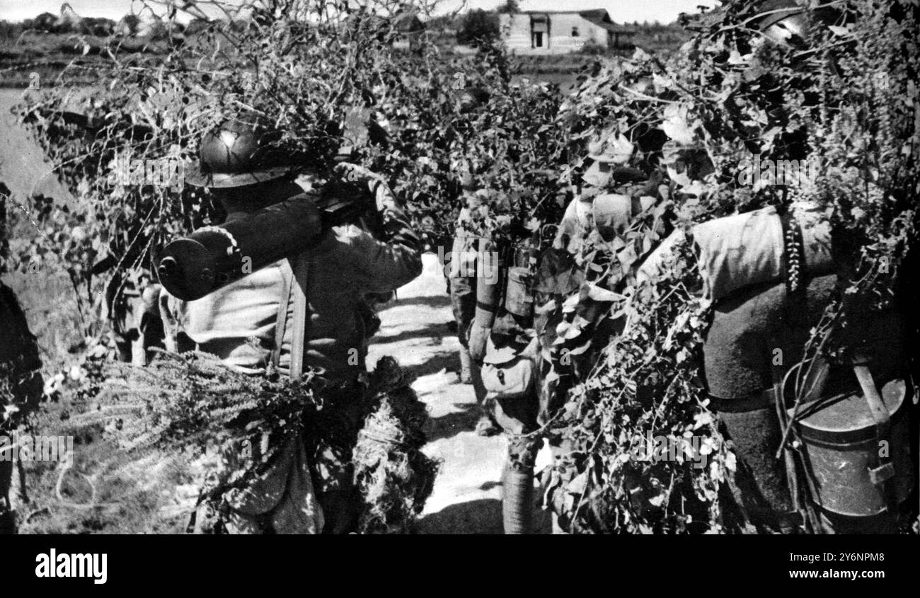 Chinese troops practise dispersal and camouflage as air raid ...