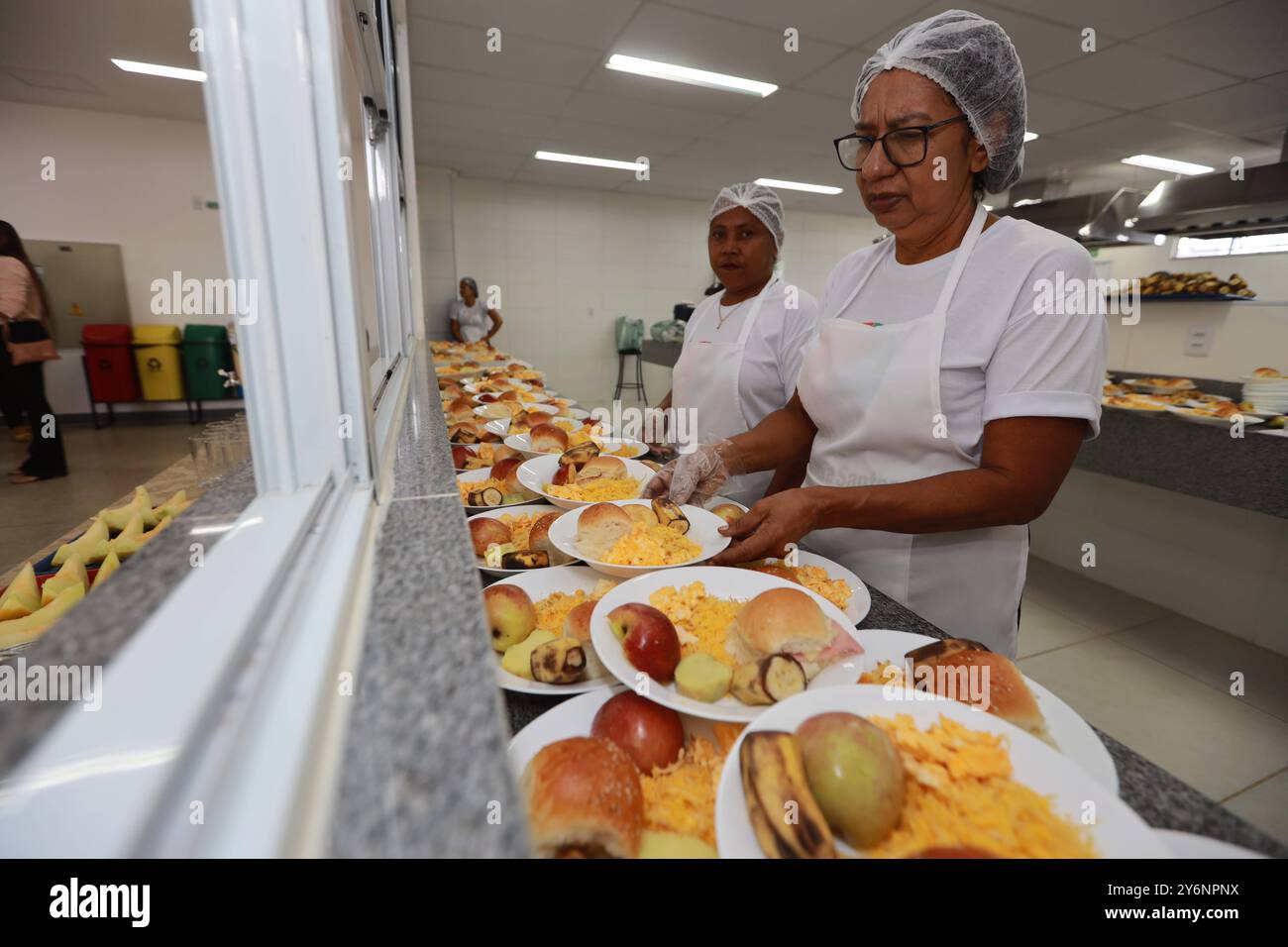 distribution of food to students formosa do rio preto, bahia, brazil ...