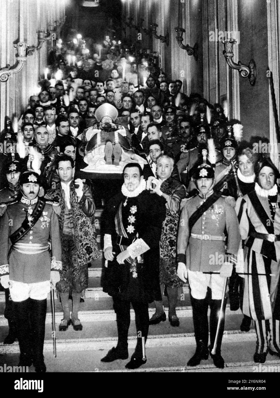 The funeral of Pope Pius XI in St Peter's Carried in solemn procession ...