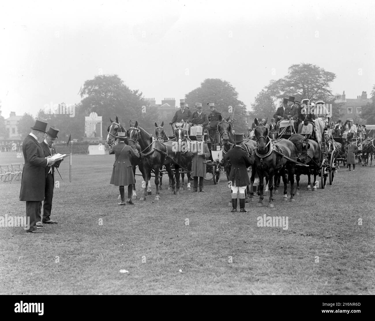 Richmond Horse Show. Lord Lonsdale and Colonel Sir George Hastings ...