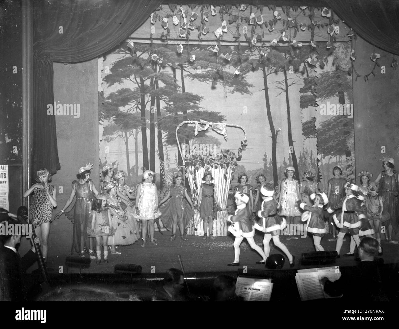 Pantomime "Puss In Boots". Children. Eltham. January 1938 Stock Photo ...