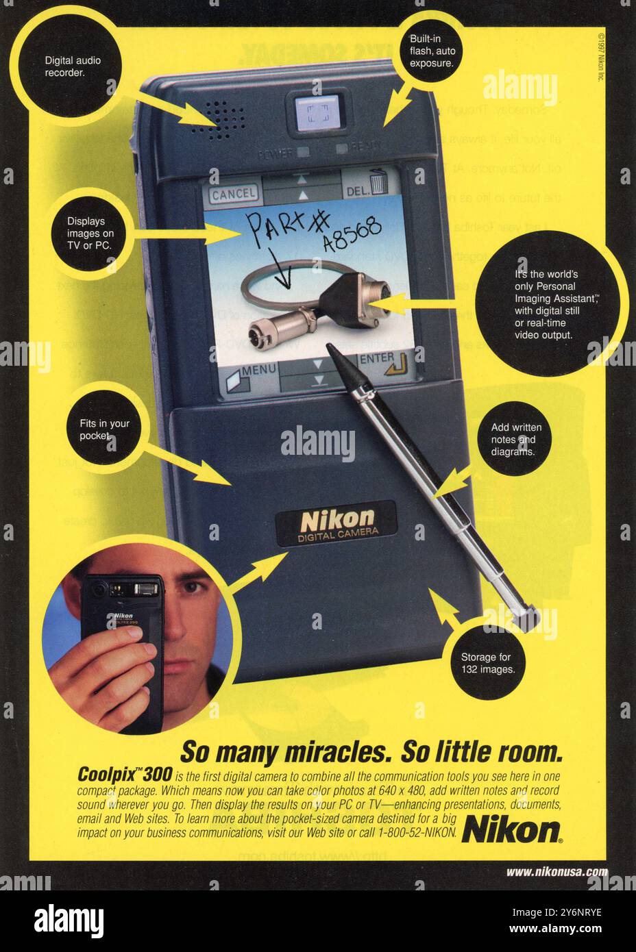 Nikon camera magazine advert hi-res stock photography and images - Alamy