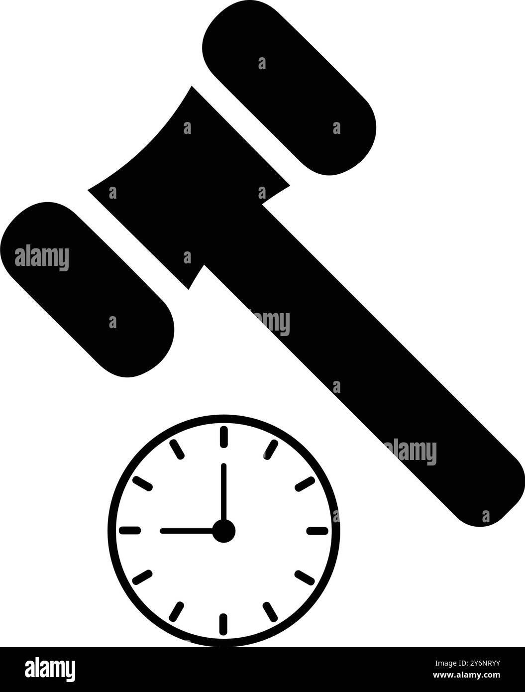 hammer, judge, time, hammer judge icon Stock Vector Image & Art - Alamy