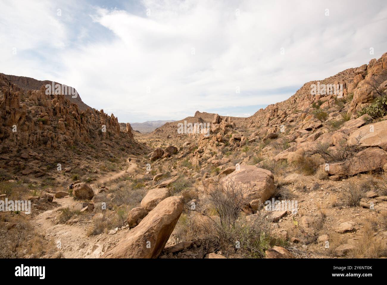 Area around the Balanced Rock in Big Bend National Park, Texas Stock ...