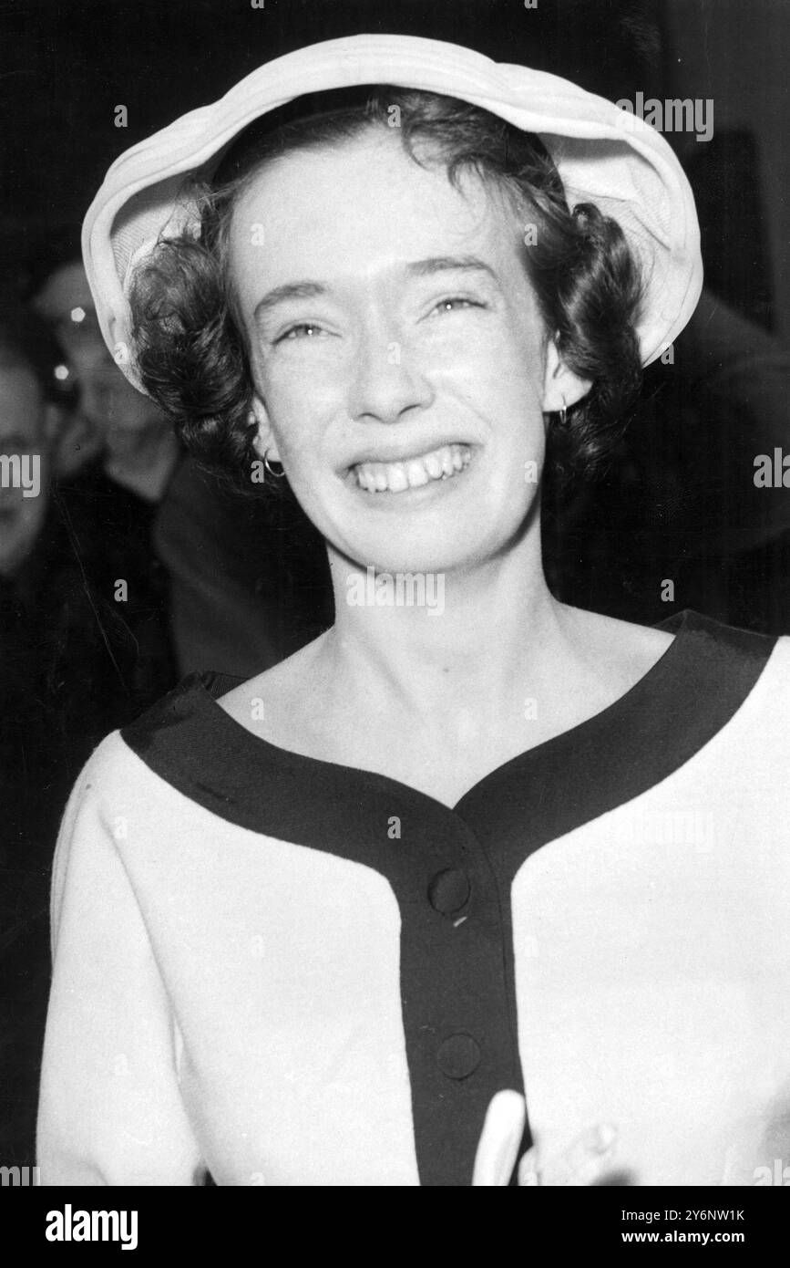 1958 Library picture of Mrs Susan Maxwell-Scott who lives at Grants ...