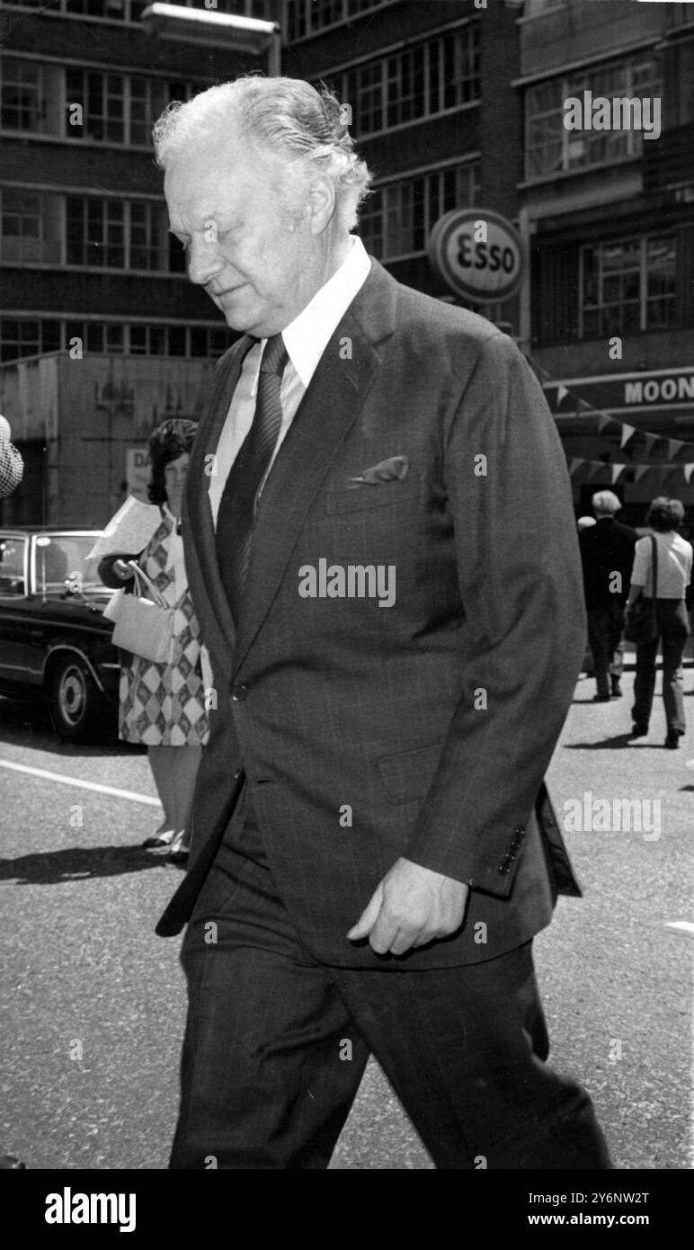 Leaving the Westminster coroner's court Mr Michael Stoop, the first ...