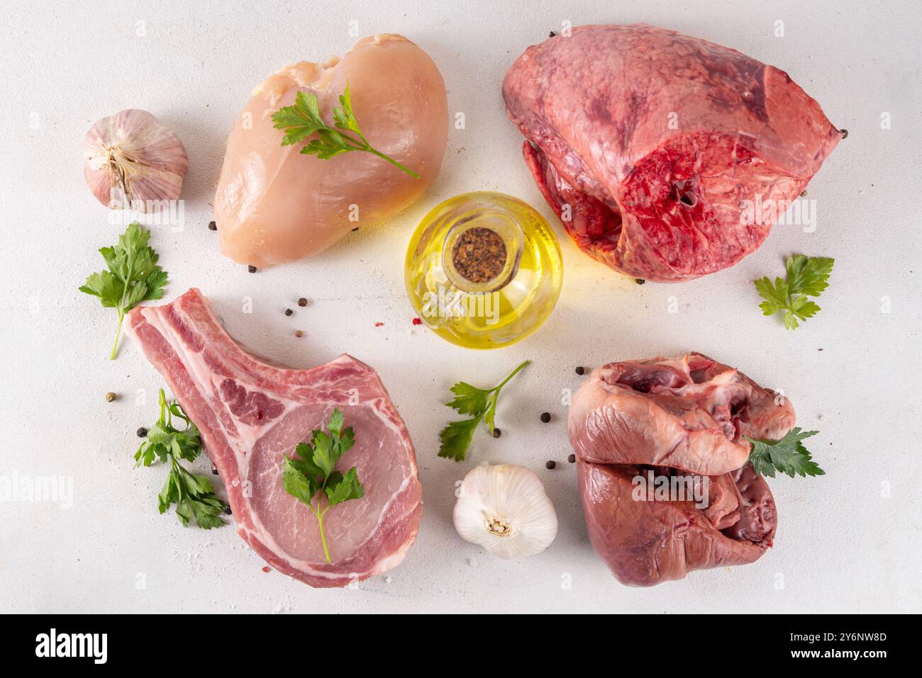 Protein carnivore diet, animal protein different sources - raw meat ...