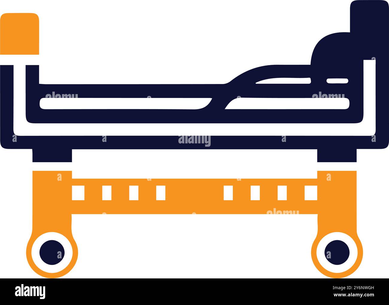 bed, hospital, patient, hospital bed, hospital patient bed icon Stock ...