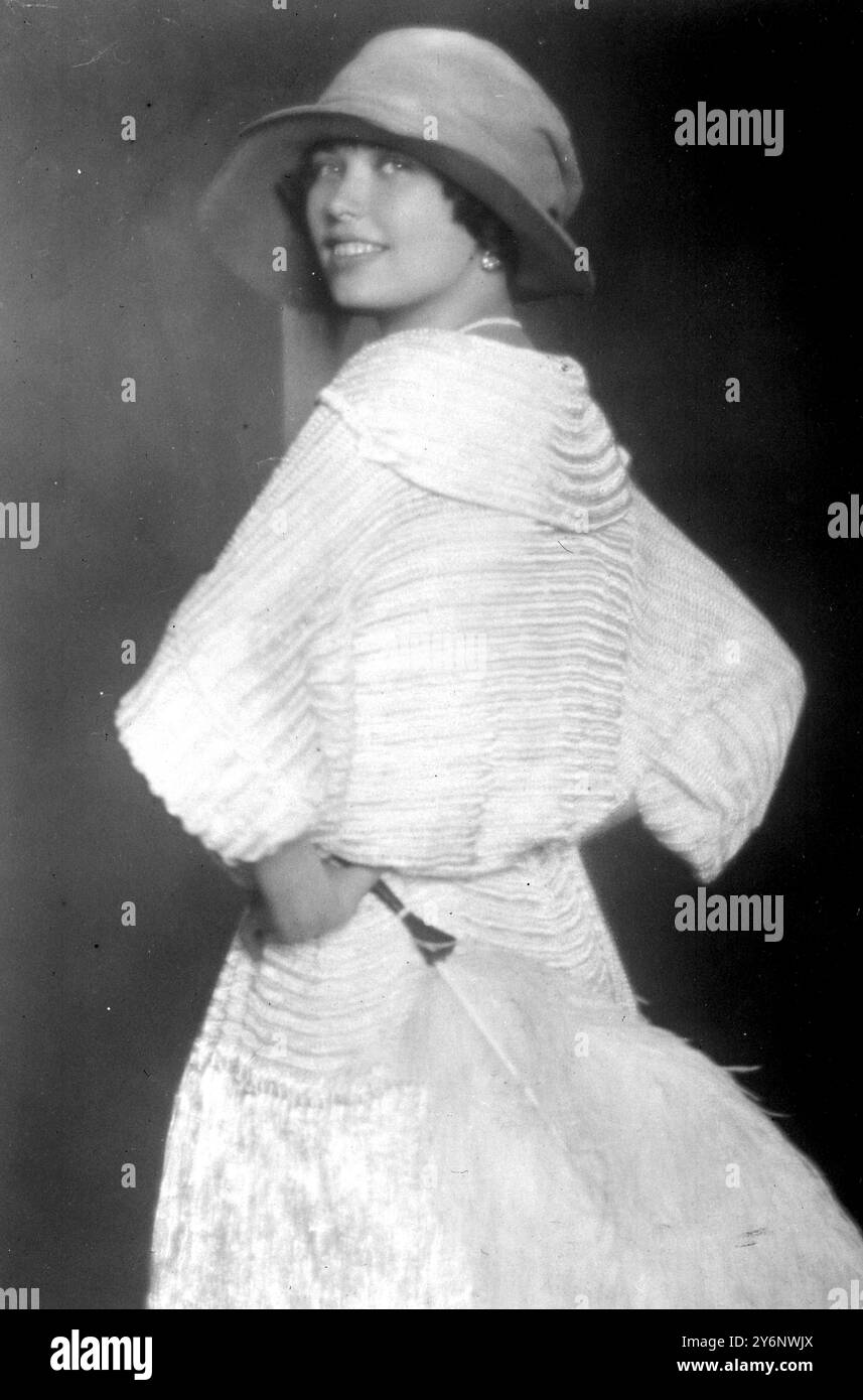 The Hereditary Princess of Furstenberg. Vienna. 9 November 1921 Stock ...