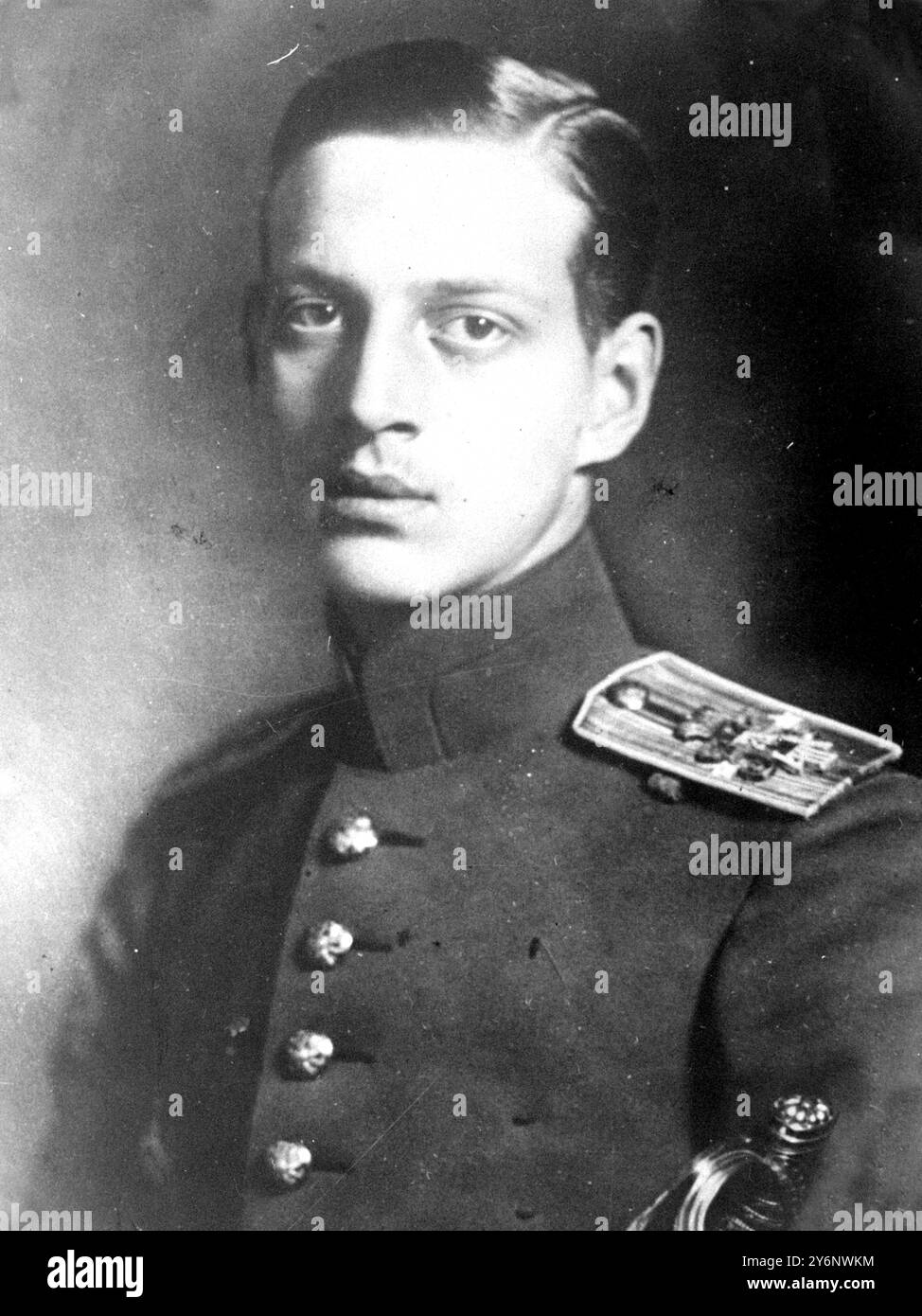 The Grand Duke Dmitri - Pavlovitch. December 1921 Stock Photo - Alamy