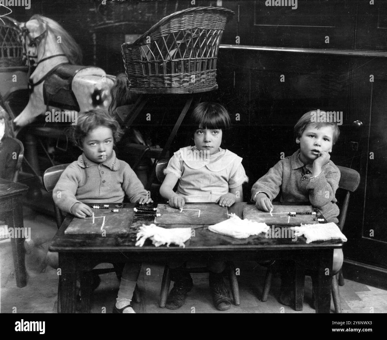 Infants Class at Holy Trinity DCC School Lambeth 1930 Stock Photo - Alamy