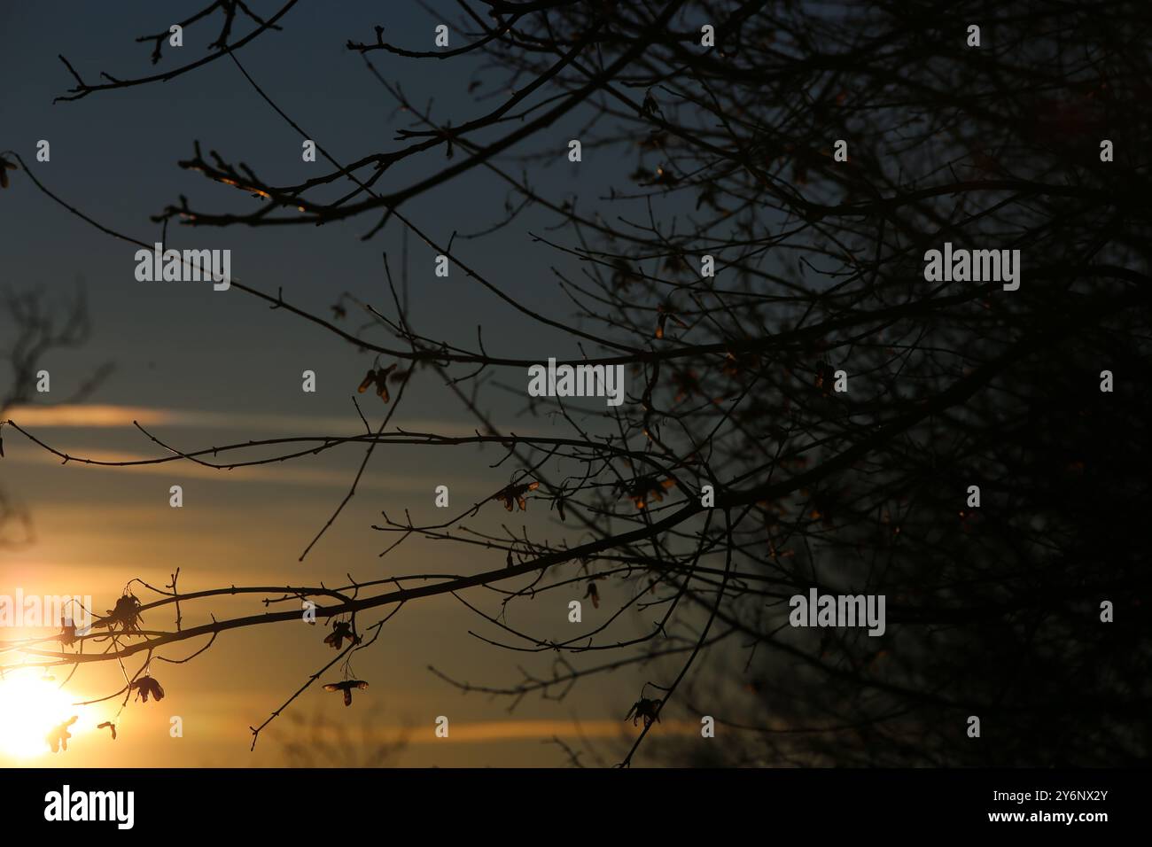 Autumn sky sunset colors hi-res stock photography and images - Alamy