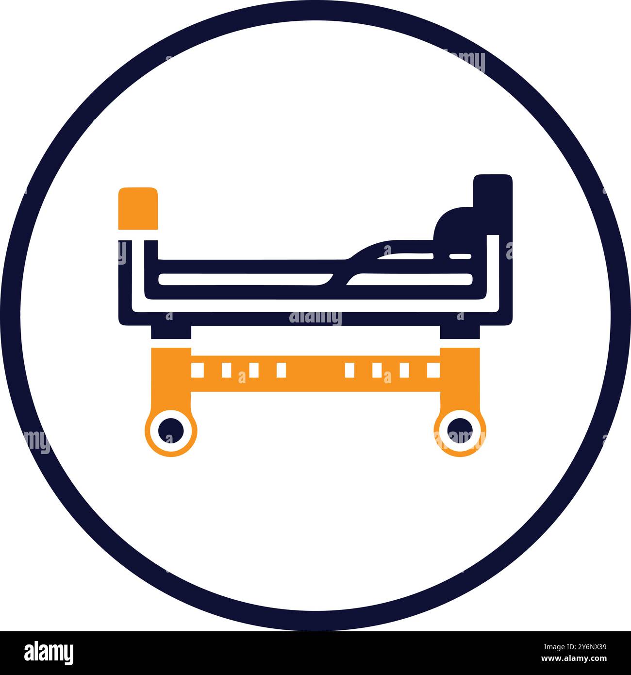 bed, hospital, patient, hospital bed, hospital patient bed icon Stock ...