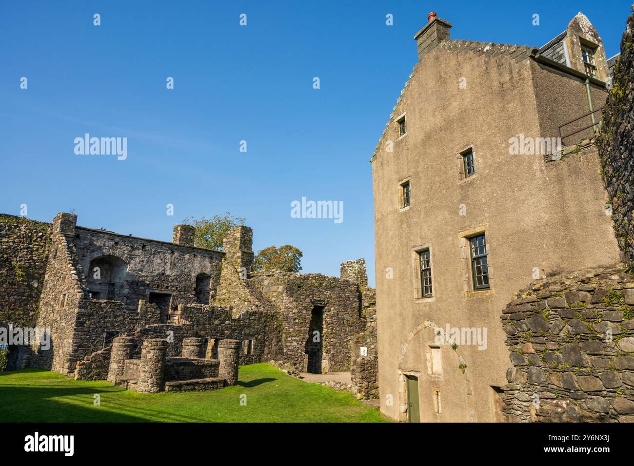 Dunstaffnage Castle and Chapel, near Oban, Argyll and Bute, Scotland ...