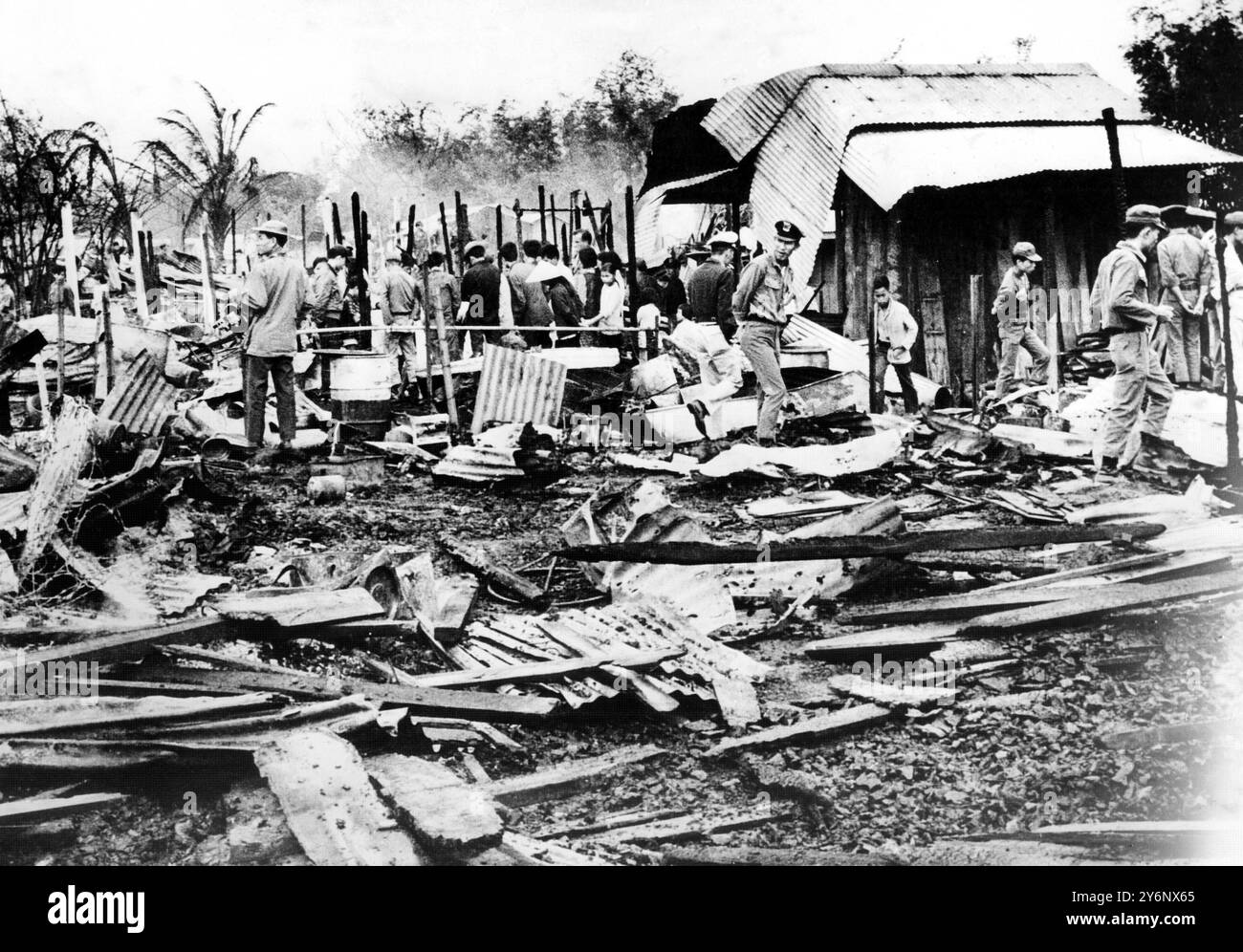 Many die in viet cong mortar attack hi-res stock photography and images ...