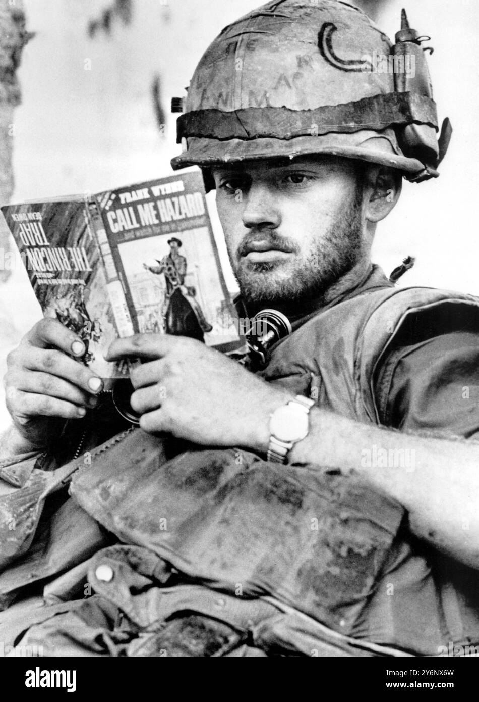 United States Marine Danny Roth, of Galena, Ill., wearing severaldays ...