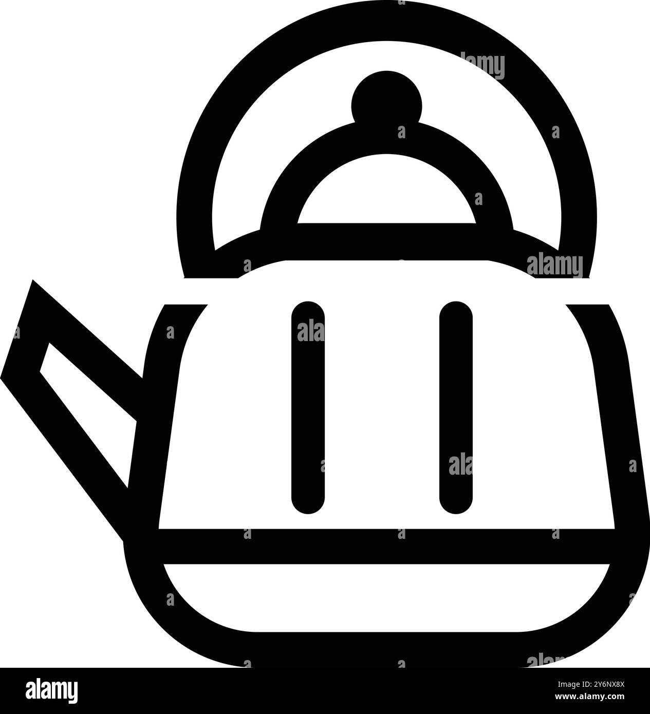 Electric Kettle, Boiling kettle, kettle teapot with degrees icon Stock ...